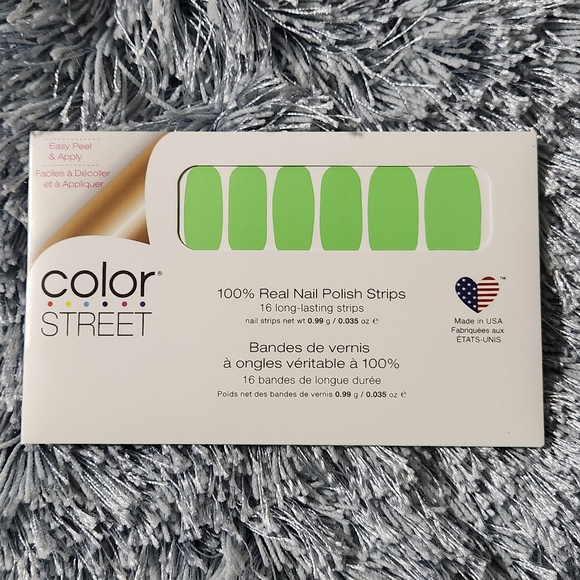 Color Street | Makeup | Color Street Neon Green Solid Kilowatt Nail ...